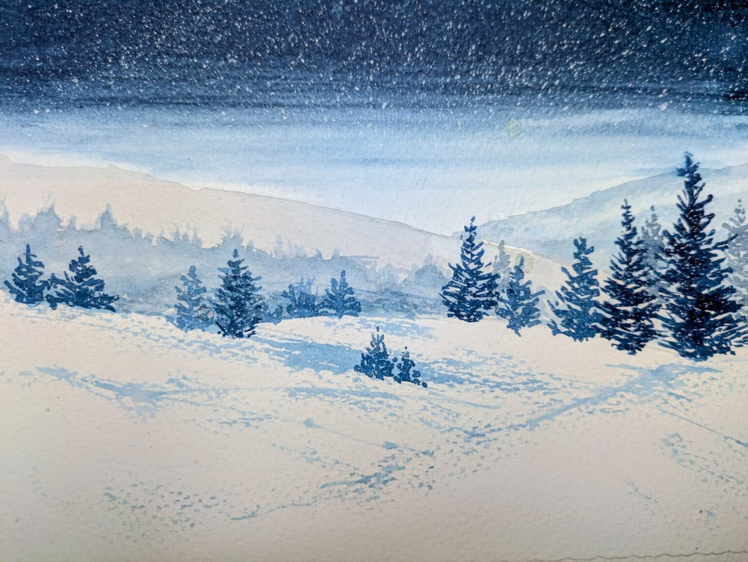 'Painting a Christmas scene in watercolour' with Amanda Caldwell | Gregynog